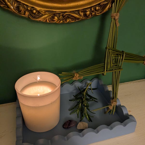 Traditional Corn Dolly Harvest Doll – Celtic Pagan Home Protection ...