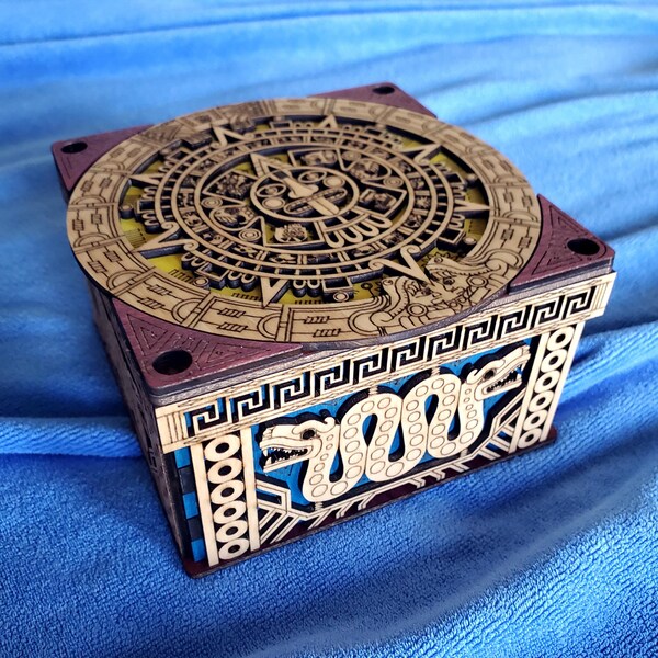 Aztec Box Laser Cut Digital Design Files Instant Download - Etsy