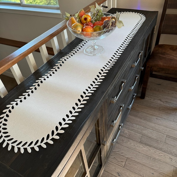 Unique Table Runner/ Felt Runner/ Table Decoration/ Housewarming Gifts ...