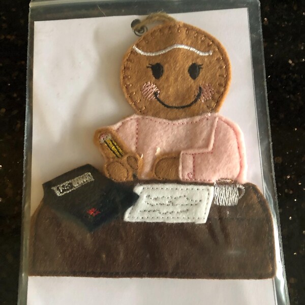 In the Hoop Machine Embroidery USB Book Organizer Pattern - Etsy