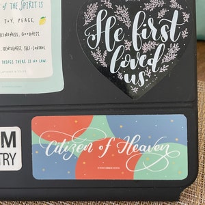 Psalm 23 Sticker Sheet 13 Stickers Christian Scripture Sticker Sheet ...