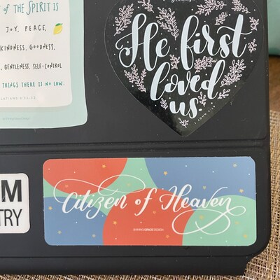 Psalm 23 Sticker Sheet 13 Stickers Christian Scripture Sticker Sheet ...