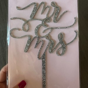 Custom Cake Topper Custom Saying Calligraphy/hand-letttered Wedding ...