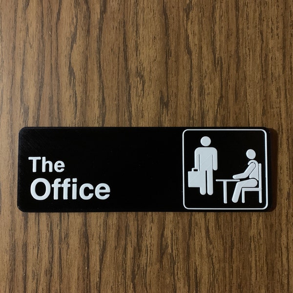 Customizable 3D Printed "the Office" TV Show Sign and Magnets - Etsy
