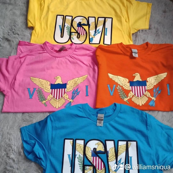 USVI Flag Text Word Art U.S. Virgin Islands Vector .eps, .dxf, .svg ...