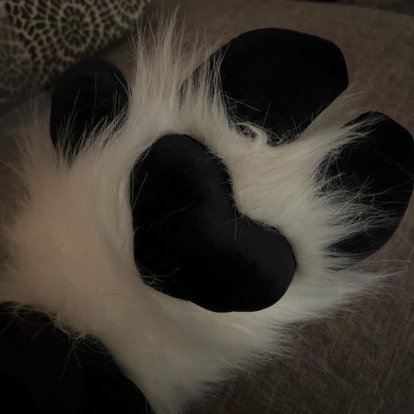 Fursuit Feet Furry Paw Shoes Cosplay Slipper Straight Boots ...