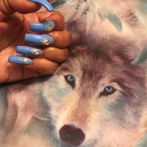 The Flojo Curve 100 Pcs 90s Extra Curve Talon Nail Tips Full Well Taper ...