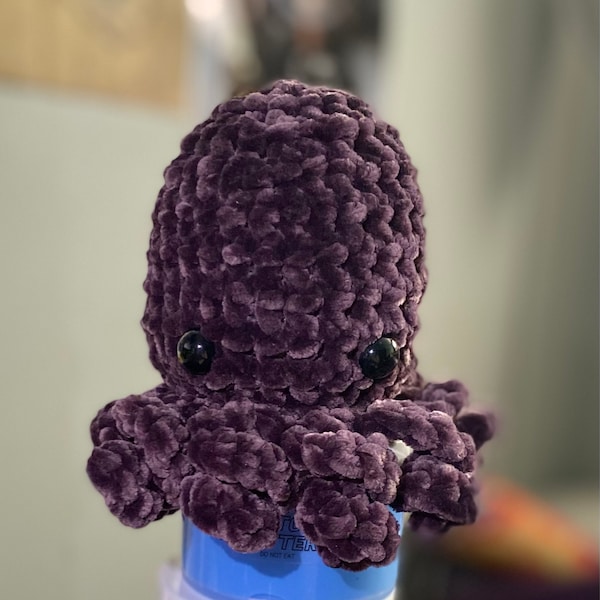Blueberry Pancake - Large Soft Handmade Crochet Octopus Plush - Etsy