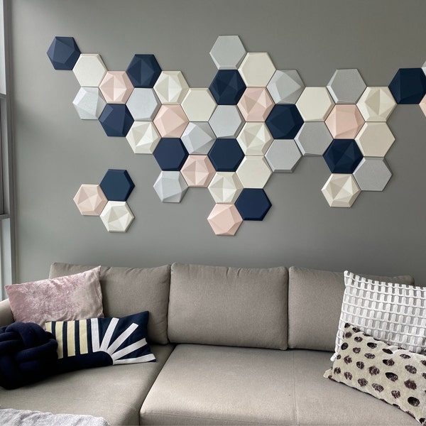 ACOUSTIC PANEL Decorative Wall Tiles Mix and Match Tiles to Create ...