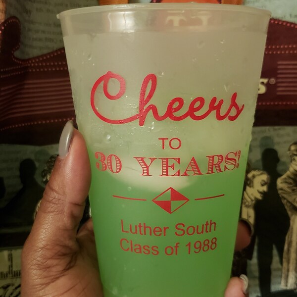 High School Reunion Cups, Class Reunion Favors, Homecoming Cups ...