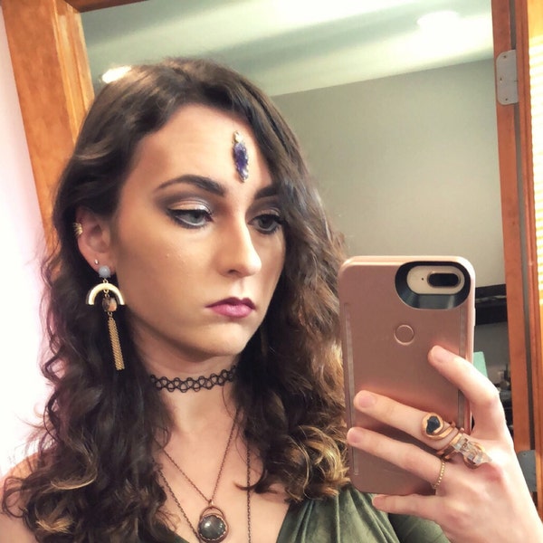 Magic Goddess Moonstone Bindihecate Triple Moon Bindi,pentagram Bindi,tribal Fusion,bellydance ...