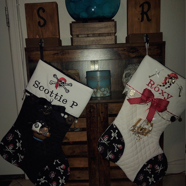 Music Theme Christmas Stocking Embroidered With Name and Comes With ...