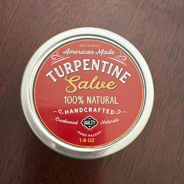Turpentine Salve - All Natural and Handcrafted - Etsy
