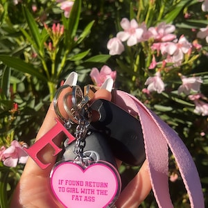 Return to Fat Ass Keychain, Acrylic Keychain, Baddie Keychain, Car ...