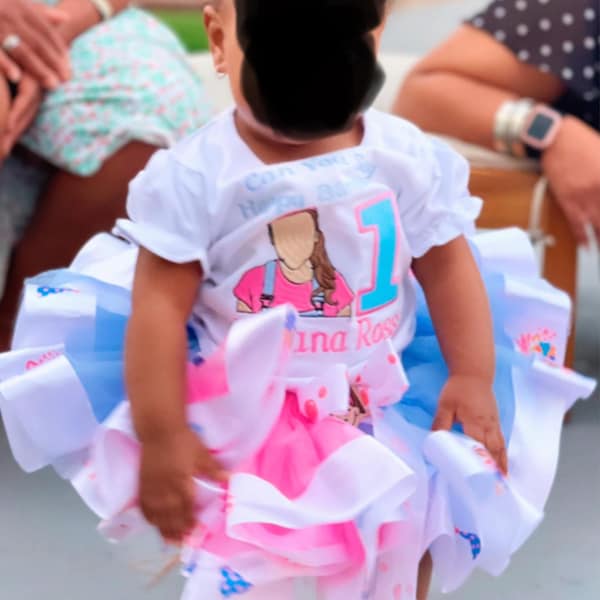 Custom Birthday Tutu Set Girl |birthday Tutu Set | Personalized Theme ...