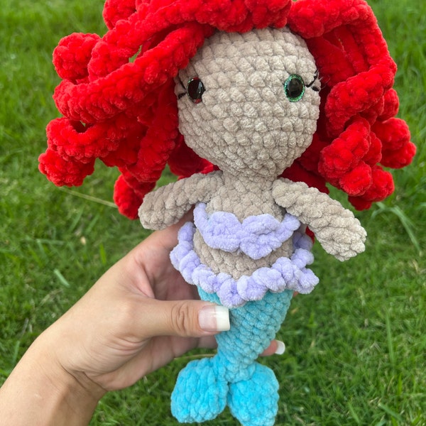 PDF File Amigurumi Mermaid Doll Pattern Crochet Princess Amigurumi Doll ...