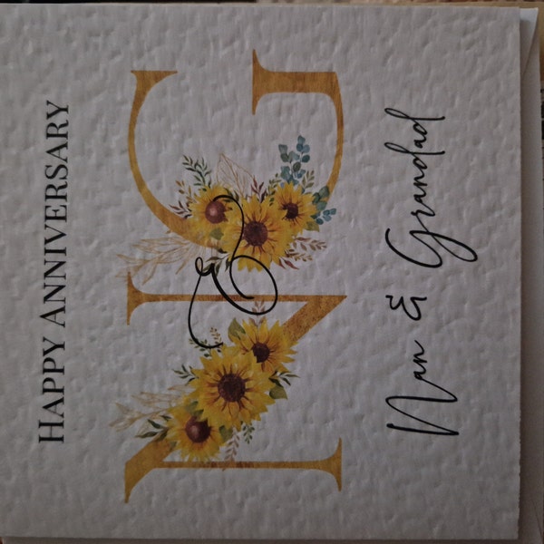 Personalised Birth Flower Card, Customised With Name Stem, Meaningful ...