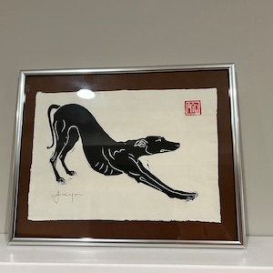 Fenny Snake. Original Linocut Print 4 1/4 X 6 A6 - Etsy