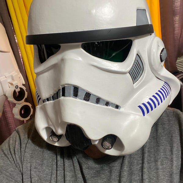 ANH Stormtrooper Helmet Kit Glossy ABS UV Stable Screen Accurate Full ...
