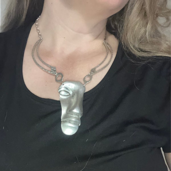 Face Necklace — Ancient Greek Design - Etsy