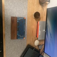 Dual Monitor Stand for Desk Wooden Monitor Riser Walnut Desk Shelf Home ...