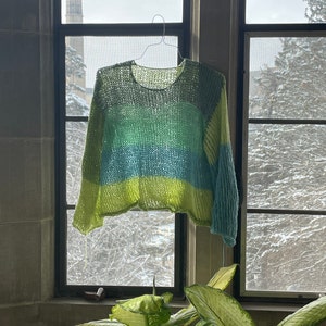 KNITTING PATTERN: BASIC Open Knit Sweater - Etsy