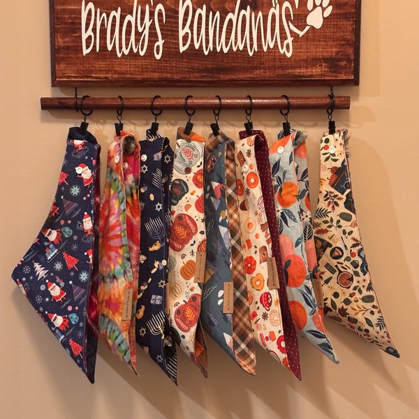 Bandana Holder - Customizable - Etsy
