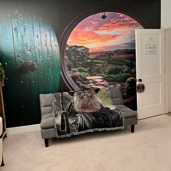 Wall Murals - Hobbit House Mural - Wallpaper Print - Peel and Stick ...