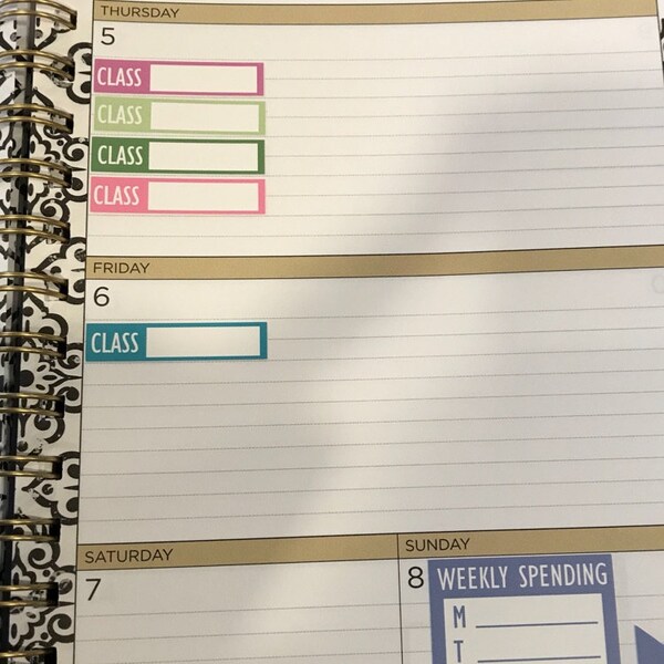 CLASS Stickers. Planner Stickers. School Stickers. Teacher Stickers. - Etsy