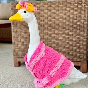 Porch Goose Bath Robe With Curlers Outfit - Etsy