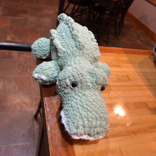 No Sew Alligator Crochet Pattern Crocodile Amigurumi Pattern DIY ...