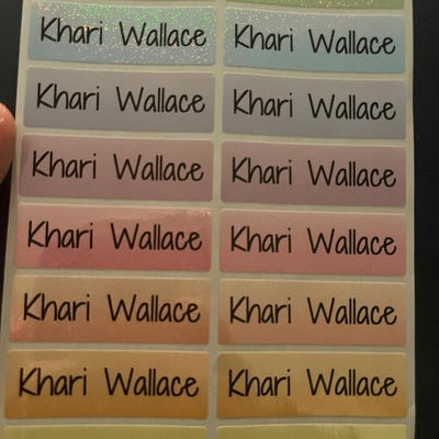 Daycare Sticker Label Personalize School Label Birthday Party Labels ...