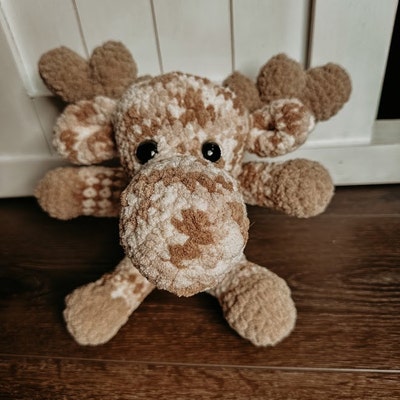 Manny Moose CROCHET PATTERN, Amigurumi Crochet Pattern, PDF, English ...