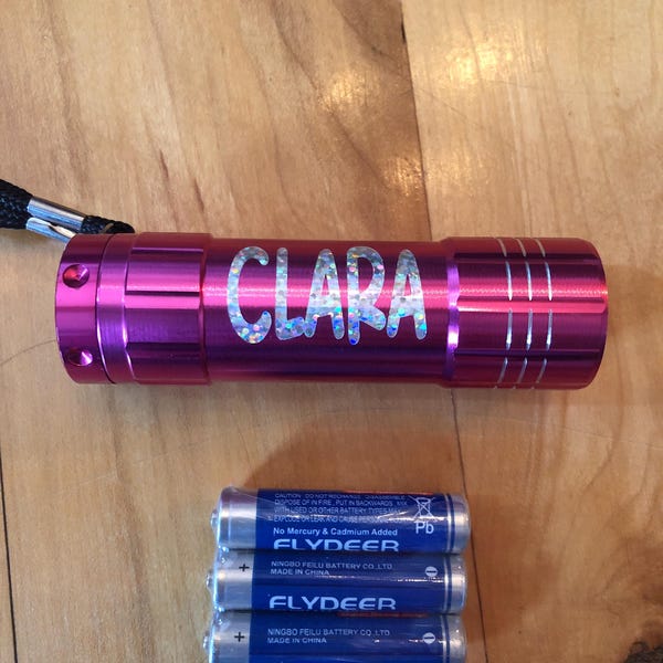 Kids Personalized Flashlights - Perfect for Party Favors - Christmas ...