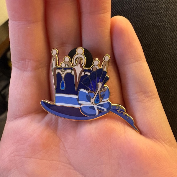 Furina Hat Enamel Pin - Genshin Impact - Etsy