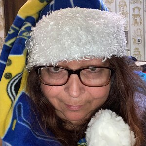 Honey Bee Print Fleece With White Furry Fleece Trim and 3 Inch - Etsy