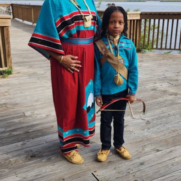 Indigenous Native American Boys or Girls Ribbon Shirt Regalia – 5 - Etsy