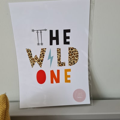Wild One Quote Nursery Decor Nursery Wall Art Nursery - Etsy UK