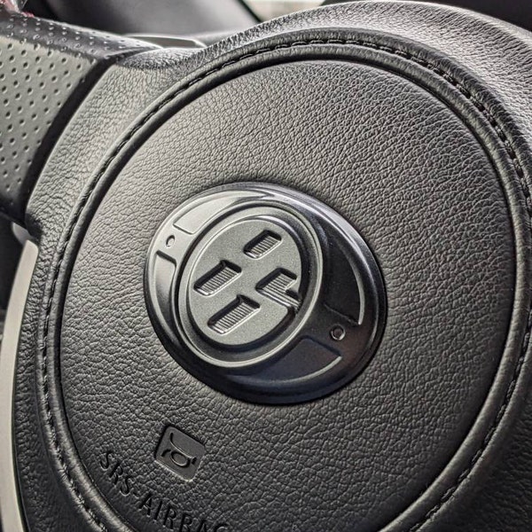 Matte Black 86 Logo Steering Wheel Emblem Overlay FRS 86 GR86 (LODEN ...