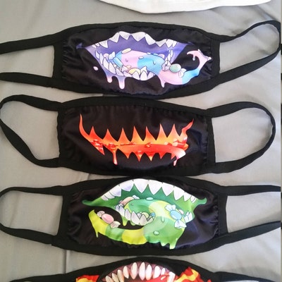 Candy Monster Creepy Cute Dust Face Mask With Filter Pocket - Etsy