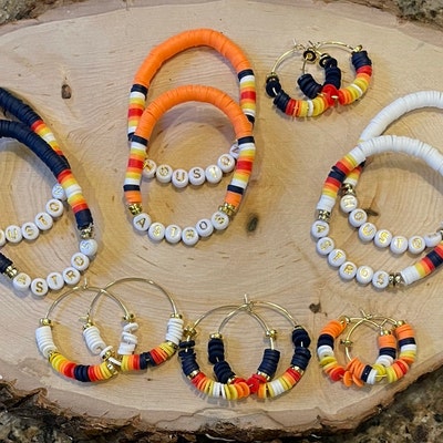 Letter N Alphabet Beads Rose Gold Letter N Beads Individual - Etsy