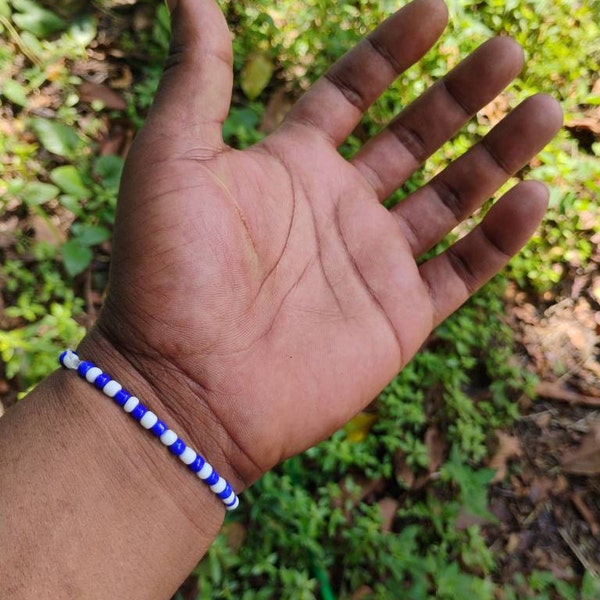 Orisha Santeria Eleke Bracelet, Obatala, Ogun, Orula, Yemaya, Elegua ...