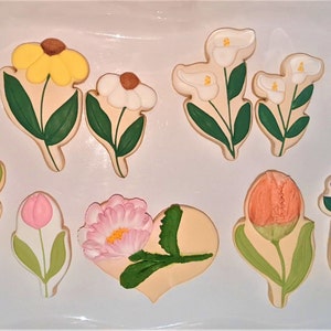 Spring Flower Cookie Cutter Collection - Etsy