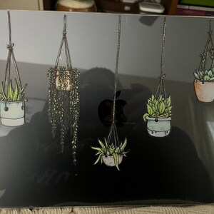 Botanical Springtime Flower Window Cling Decal. Crocuses, Ferns ...