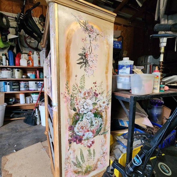 IOD Elysium Transfer * Iron Orchid Designs Floral Bouquet With Roses ...