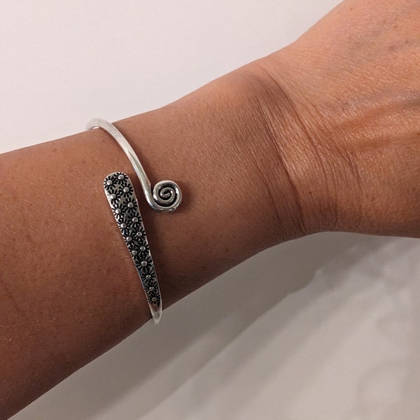 Tibetan Chong Dzi Bead Ring, Rare Ethnic Tibetan Dzi Bead Ring, Open ...