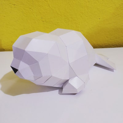 Seal Paper Model ,papercraft , DIY , Low Poly , PDF Papercraft , Seal ...