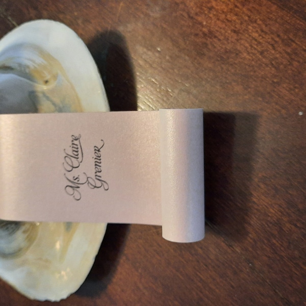 Personalized, Library Check-out Card Wedding Bookmark Place Cards - Etsy