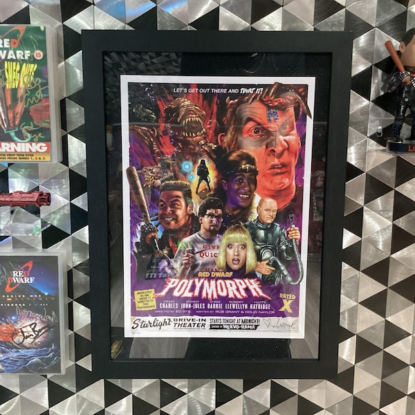 Red Dwarf 'psirens' Signed Limited Edition A3 Vintage Poster. Retro ...