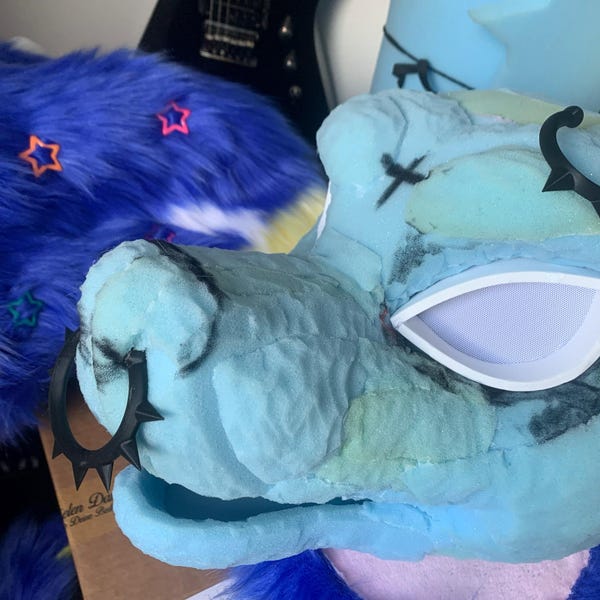 Wickerbeast 3D Printed Fursuit Head Base - Etsy